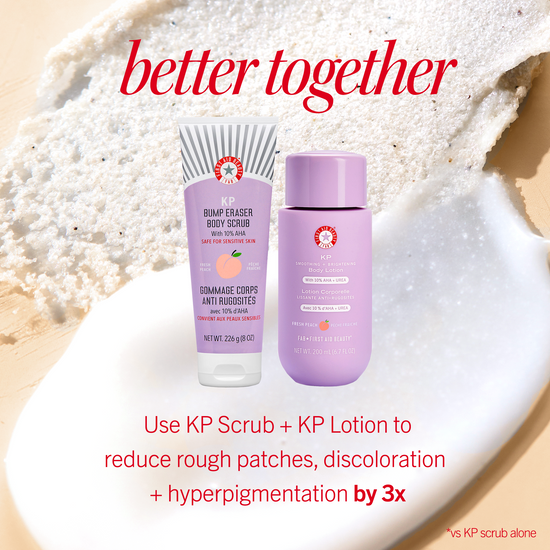 KP Smoothing + Brightening Body Lotion Fresh Peach – First Aid Beauty