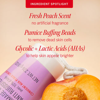 KP Bump Eraser Body Scrub 10% AHA Fresh Peach – First Aid Beauty
