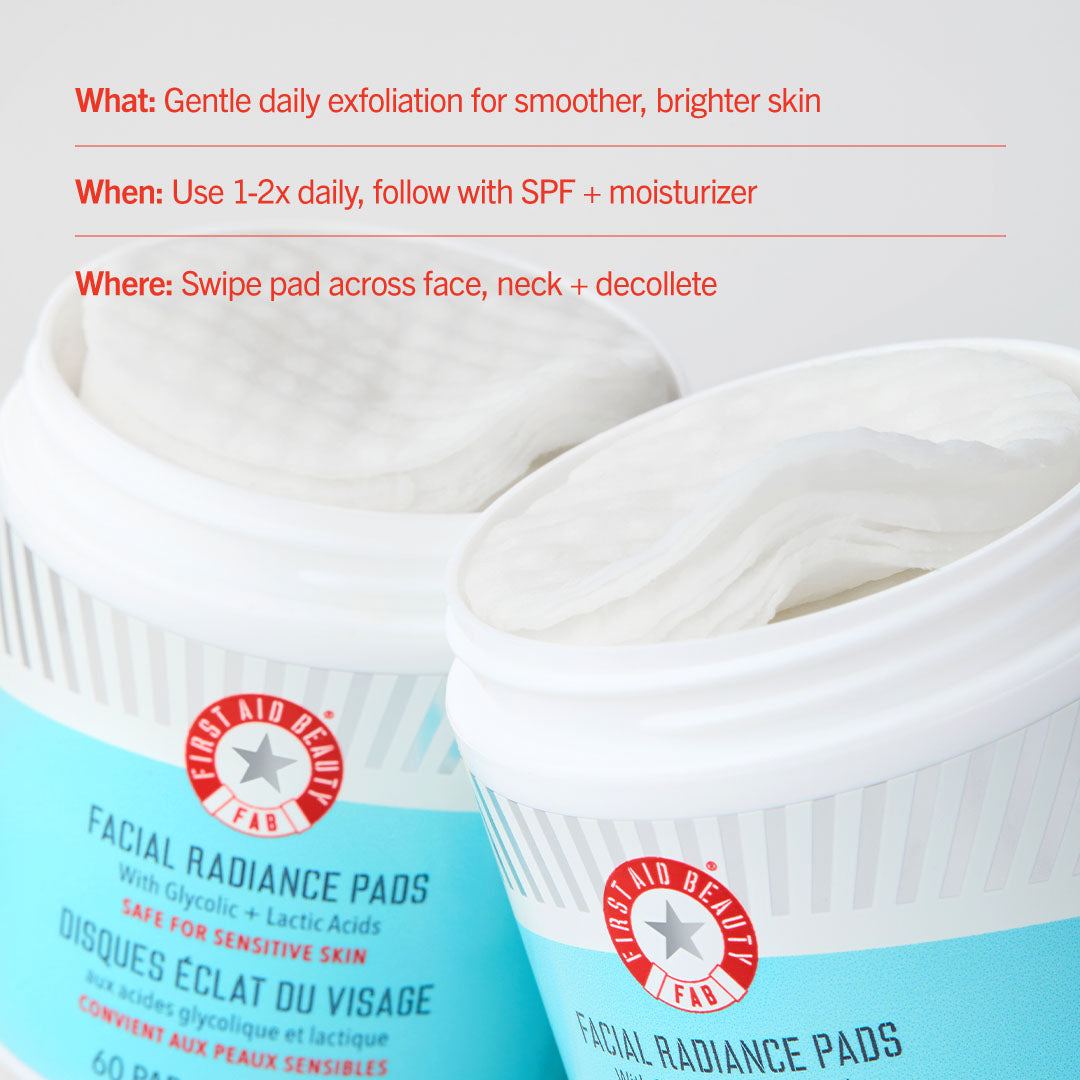 Discover Facial Radiance Pads – First Aid Beauty