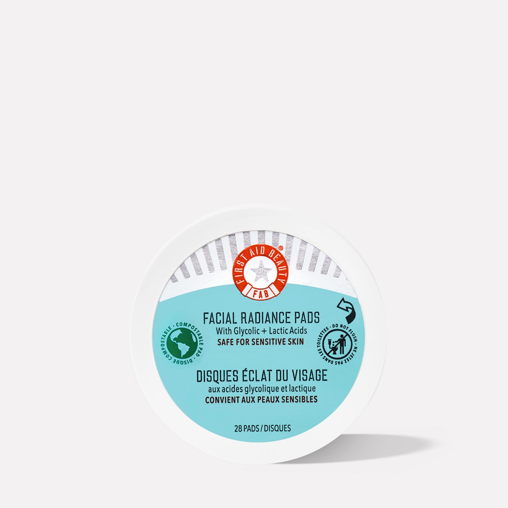 Facial Radiance Pads with Glycolic + Lactic Acids Travel Size – First ...