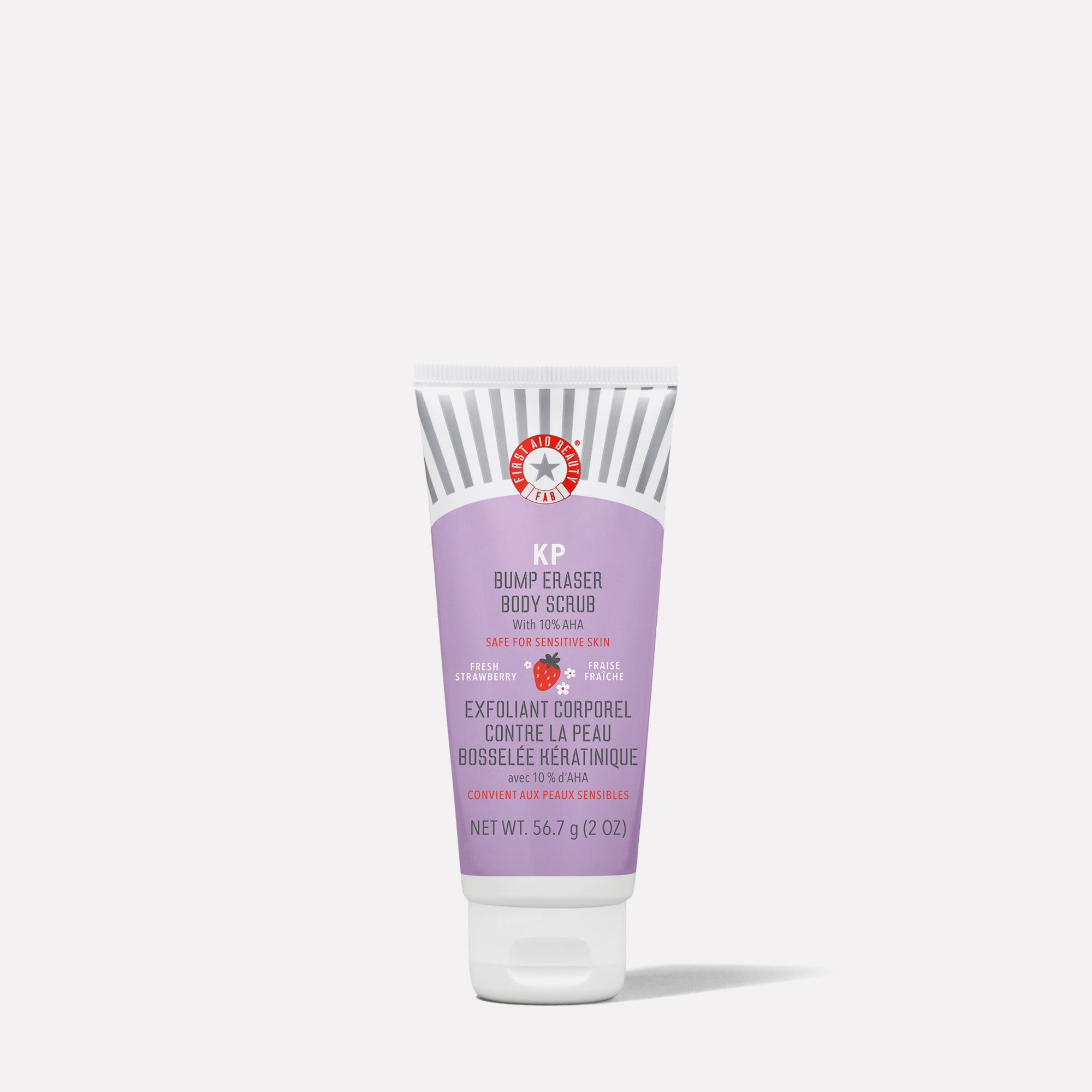 KP Bump Eraser Body Scrub 10% AHA Fresh Strawberry Travel Size – First ...